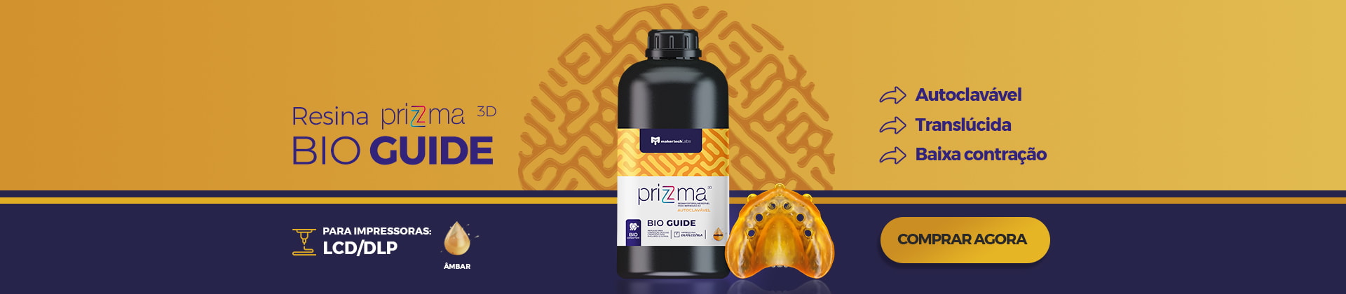 Resina 3D | Linha PriZma Makertech